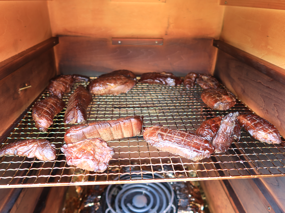 鹿肉をもらったので: 今からバイク？